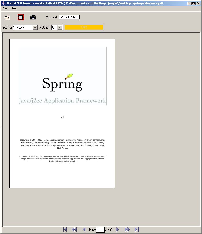PDF Document Viewer Viewer PDF RTF Java
