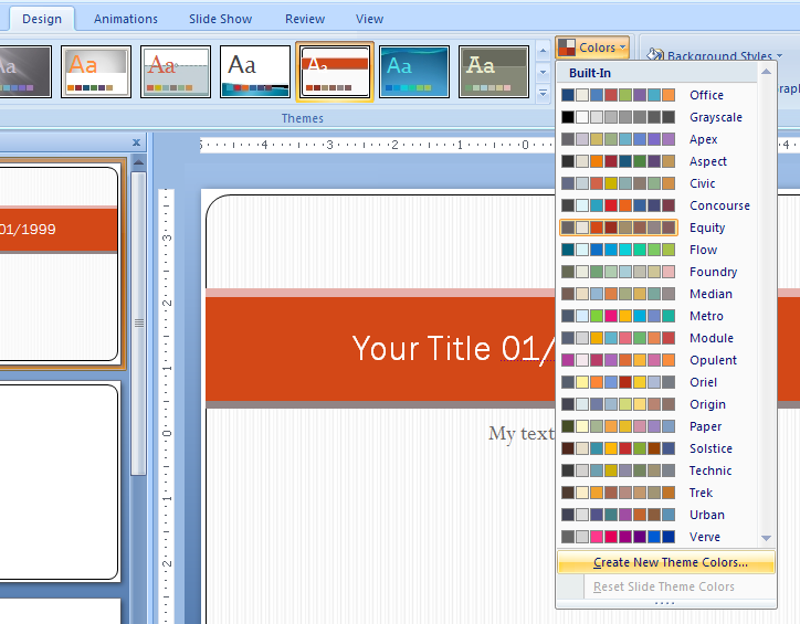 How To Change Theme Color In Powerpoint How To Change Theme Color In Powerpoint