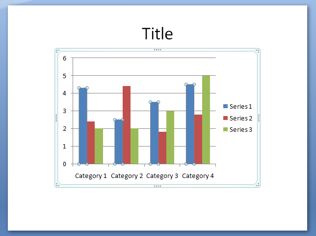 Select A Chart Object Chart « Chart Table « Microsoft Office