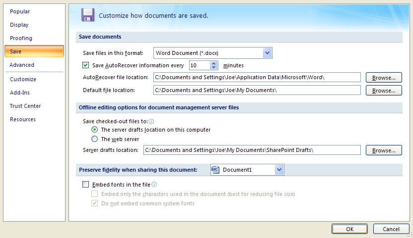 Change the default file location of the Open dialog box : Document Open ... Change the default file location of the Open dialog box : Document Open ...