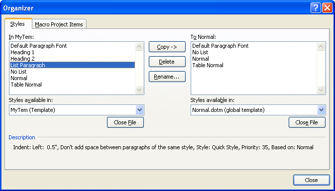 Copy Functionality Between Templates Template Editing Microsoft
