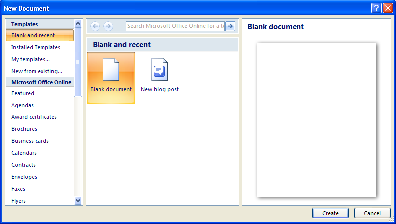 Blank document of ms powerpoint Blank document of ms powerpoint