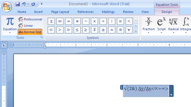 Display an equation as regular text : Equation « Documentation ... Display an equation as regular text : Equation « Documentation ...