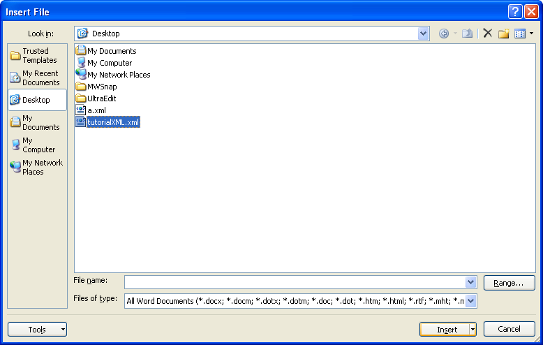 Insert XML data : XML Document « Editing « Microsoft Office Word 2007 ... Insert XML data : XML Document « Editing « Microsoft Office Word 2007 ...