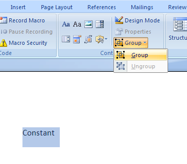 Prevent Any Changes To A Document Except Content Controls Controls