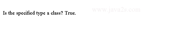 C Tutorial C TypeInfo IsClass
