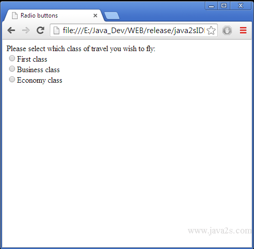Create Radio Buttons In Html And Css
