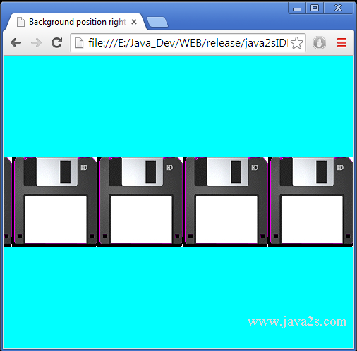 Set Background Image Position To Right In HTML And CSS
