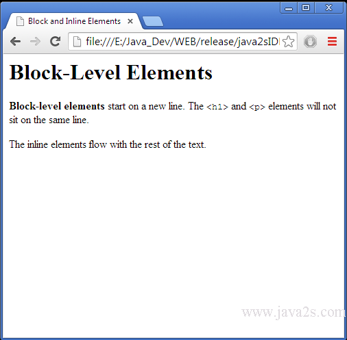 cualquier cosa De nada Regulación block and inline elements Mortal ... cualquier cosa De nada Regulación block and inline elements Mortal ...