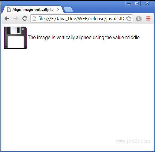 Align Image Vertically To Middle In Html And Css