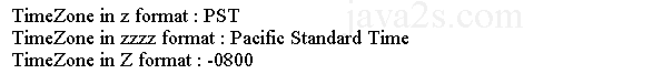 How To Use SimpleDateFormat To Format TimeZone