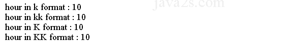 How To Use SimpleDateFormat To Format Hour Time