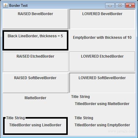 Java Tutorial Compare Border Of All Kinds In Java