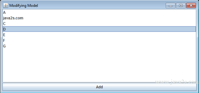 Java Tutorial Add Value To Jlist Through Defaultlistmodel For Specific Position In Java
