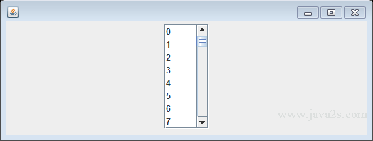 Java Tutorial Extend Abstractlistmodel To Create Custom List Model For Jlist In Java