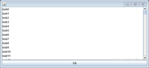 Java Tutorial Extend Abstractlistmodel To Create String Array Based Model For Jlist In Java
