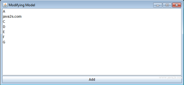 Java Tutorial Remove Element From Jlist Through Defaultlistmodel In Java