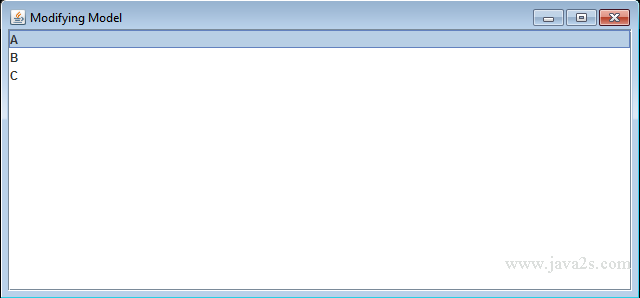 Java Tutorial - Set selected index for JList in Java Java Tutorial - Set selected index for JList in Java