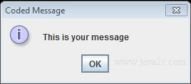 Java Tutorial Show Information Message Dialog With JOptionPane In Java