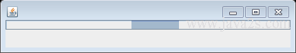 Java Tutorial Create A JProgressBar Component With An Unknown Maximum