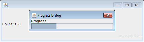 Java Tutorial Create A Modal Progress Dialog With Jprogressbar In Java
