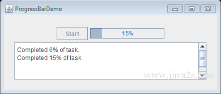 Java Tutorial Use JProgressBar To Monitor Background Task In Java