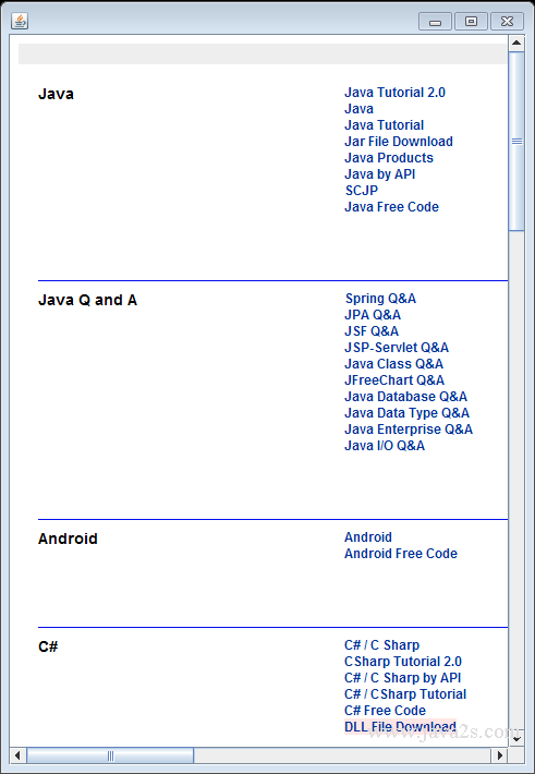 Java Tutorial Use Jtextpane To Display A Web Page From A Url In Java