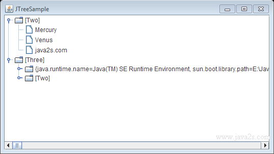 Java Tutorial - Use Vector to store JTree values in Java Java Tutorial - Use Vector to store JTree values in Java