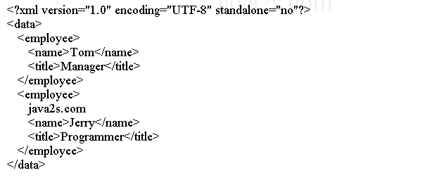 Create Text Data For An Xml Element Using Java Dom