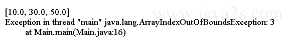 Java Tutorial Java Arrays Copyofrange Float Original Int From Int To