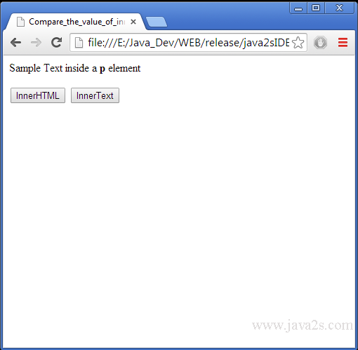 Difference Between Innerhtml And Innertext In Javascript Modern