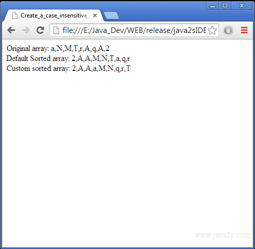 Create a case-insensitive comparison in JavaScript Create a case-insensitive comparison in JavaScript