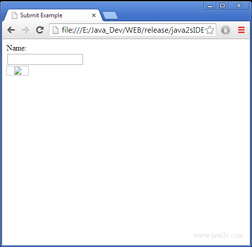 Use Image As The Submit Button In Javascript