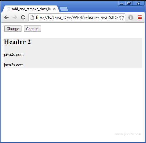 Add And Remove Class In Click Event Handler In JQuery