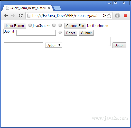 Select Form Selected option element $( Select Form Selected option element $(